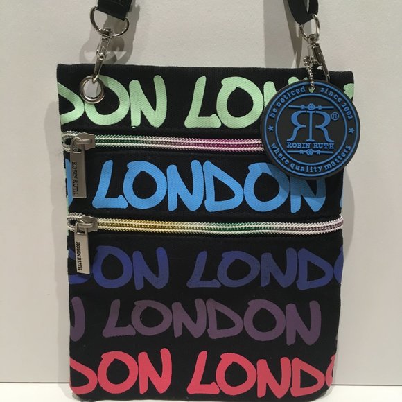 Robin Ruth | Bags | Robin Ruth Colorful London Cross Body Bag | Poshmark